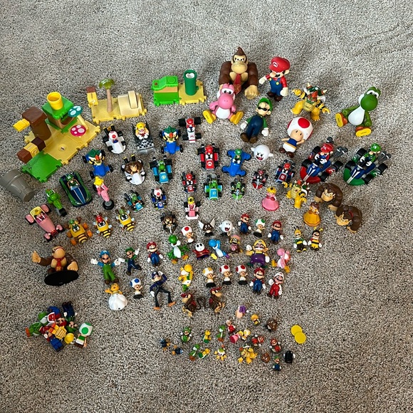 Nintendo | Toys | Huge Collection Of Mario Bros Figurines | Poshmark